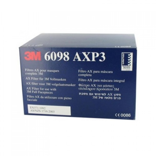 3M 6098 AXP3 Tek Komponentli / Organik Buhar ve Zerrecik Filtresi